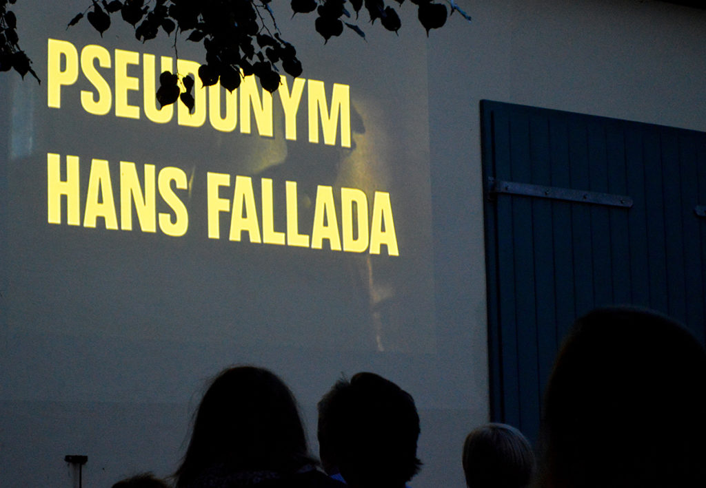 Gezeigt wurde die im ZDF uraufgeführte Biografie-Verfilmung „Pseudonym ...